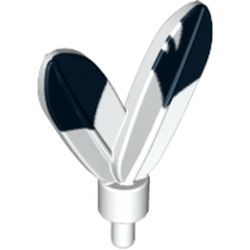 LEGO PART 30126pr0002 Headwear Accessory Plume / Feathers with Pin and ...