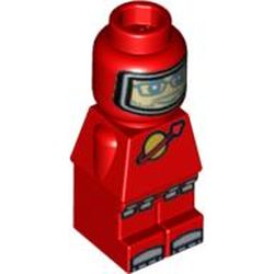 LEGO PART 85863pr0041 Microfig Meteor Strike Astronaut Red ...