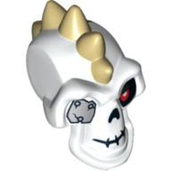 LEGO PART 93064pr0001 Minifig Head Special, Skull with Spikes and Metal ...
