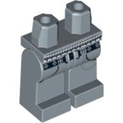 LEGO PART 970c24pr0185 Hips and Sand Blue Legs with Black Belt, White ...