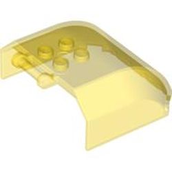 LEGO PART 92580 Windscreen 5 x 6 x 2 Curved Top Canopy with 4 Studs and ...