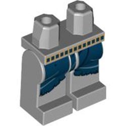LEGO PART 970c14pr0197 Hips and Light Bluish Gray Legs with Dark Blue ...