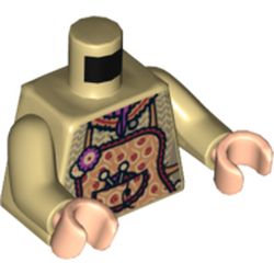 LEGO PART 973c26h02pr1676 Torso Apron with Flowers and Wool and ...