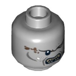 LEGO PART 3626bpr0874 Minifig Head Maccus Barnacles, One Eye Closed and ...