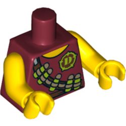 LEGO PART 973c01h01pr1990 Torso Tank Top, Tranquilizer Bandolier, Belt ...