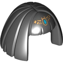 LEGO PART 95328pr0001 Hair Mid-Length, Smooth with Bangs and Gold ...