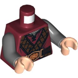 LEGO PART 973c12h02pr2079 Torso Robe, Leather Straps and Ornate Belt ...