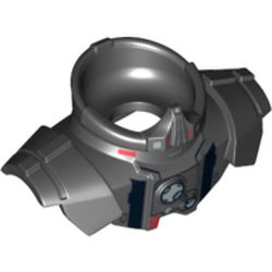 LEGO PART 98101pr0001 Minifig Neckwear Armor Shoulder Pads with Silver ...