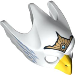 LEGO PART 12549pr0001 Mask Bird (Eagle) with Yellow Beak, Gold ...