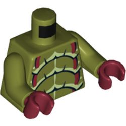 LEGO PART 973c20h10pr2255 Torso Galaxy Squad Buggoid with Dark Red ...