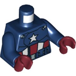 LEGO PART 973c05h10pr2038 Torso Armor with White Star on Chest Print ...