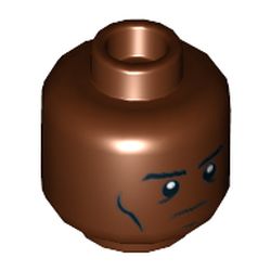 LEGO PART 3626cpr1216 Minifig Head James Rhodes (War Machine / Iron ...