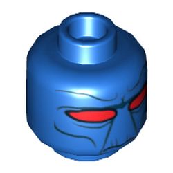 LEGO PART 3626cpr1228 Minifig Head Cad Bane, Narrow Set Red Eyes and ...