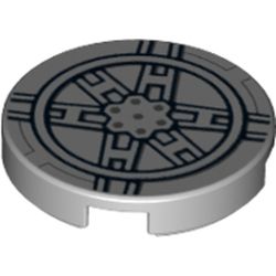 LEGO PART 14769pr0086 Tile Round 2 x 2 with Bottom Stud Holder with Tie ...