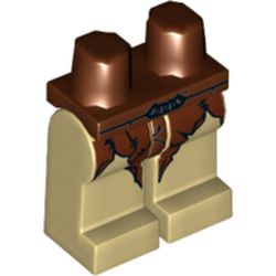 LEGO PART 970c26pr0629 Hips and Tan Legs with Orc Loincloth Print ...
