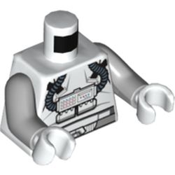 LEGO PART 973c14h27pr2596 Torso Clone Pilot Flight Suit with Rebreather ...