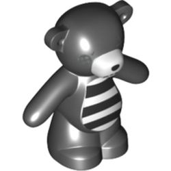 LEGO PART 98382pr0005 Animal, Bear / Teddy, Arms Down with 1 Button Eye ...