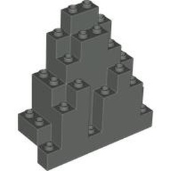 LEGO PART 6083 Rock Panel Triangular 3 x 8 x 7 (aka LURP) | Rebrickable ...