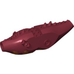 LEGO PART 18769 Creature Body Part, Dragon Torso with Spikes and Gold ...