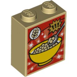 LEGO PART 3245cpr0002 Brick 1 x 2 x 2 with Inside Stud Holder with ...