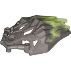 LEGO PART 24166pat0004 Large Figure Armor, Crystal with Marbled Trans ...