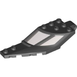 LEGO PART 24235c01 Windscreen 8 x 3 x 1 1/3 Half Left with Two Panes ...