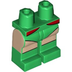LEGO PART 970c31pr1049 Hips and Green Legs with Leotard, Boots, Light ...