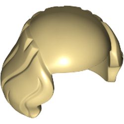 LEGO PART 15491 Hair, Bald Top, Long Sides [Plain] | Rebrickable ...