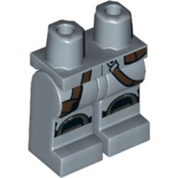 LEGO PART 970c24pr1072 Hips and Sand Blue Legs with Silver Knee Pads ...