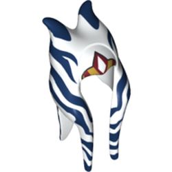 LEGO PART 92745pr0003 Headdress Togruta Montrals Long, Dark Blue and ...