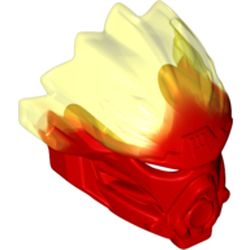 LEGO PART 24148pat0003 Large Figure Mask of Fire (Unity) with Marbled ...