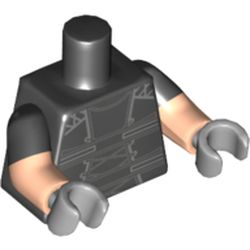 LEGO PART 973g03c02h14pr3537 Torso, Dual Molded Arms, Shirt with ...