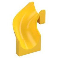 LEGO PART 28387 Slide Curved Left 90° | Rebrickable - Build with LEGO