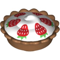 LEGO PART 93568pat0001pr0001 Food Pie with White Cream Filling and 6 ...