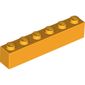 LEGO PART 3009 Brick 1 x 6 | Rebrickable - Build with LEGO