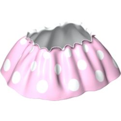 LEGO PART 32896pr0002 Duplo Skirt Satin with Pink Skirt Print ...