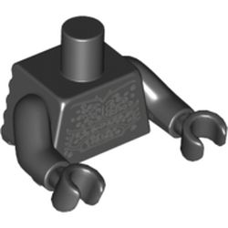 LEGO PART 98127pr0001 Torso Short with Back Ridges, with Bare Chest ...