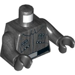 LEGO PART 973c75h03pr3995 Torso Jacket, Double Utility Clips, Belt ...