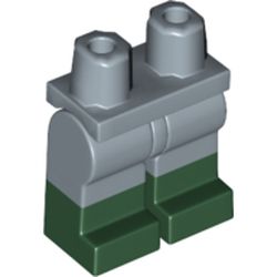 LEGO PART 970c24pat35 Hips with Sand Blue Legs and Dark Green Boots ...