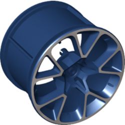 LEGO PART 35187pr0001 Wheel 62.3 x 42 Large with Silver Outline Print ...