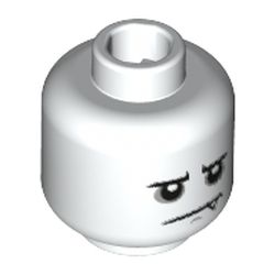 LEGO PART 3626cpr2547 Minifig Head Spider Suit Boy, Low Eyebrows, Sad ...