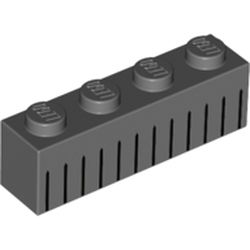 LEGO PART 3010pr0045 Brick 1 x 4 with Vertical Black Lines print ...