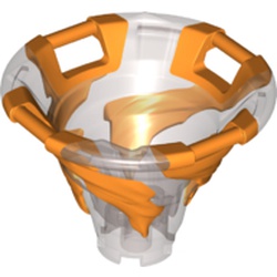 LEGO PART 40923pat0004 Cone Reverse with 4 Handles, Spinner, with ...