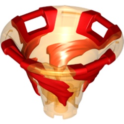 LEGO PART 40923pat0001 Cone Reverse with 4 Handles, Spinner, with ...