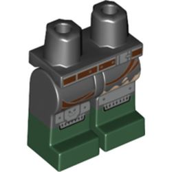 LEGO PART 970c12pat35pr1641 Hips with Dark Bluish Gray Legs and Dark ...