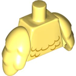 LEGO PART 11938pr0001 Torso with Bird Wings and Orange Feather print ...