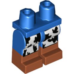 LEGO PART 970c28pat41pr1708 Hips with Blue Legs and Dark Orange Boots ...