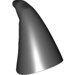 LEGO PART 17349 Hat Cone Drooping [Plain] | Rebrickable - Build with LEGO