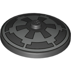 LEGO PART 3960pr9998 Dish 4 x 4 Inverted [Radar] with Dark Bluish Grey ...
