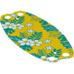 LEGO PART 28981pr0001 Hammock with Dark Turquoise Plant print ...